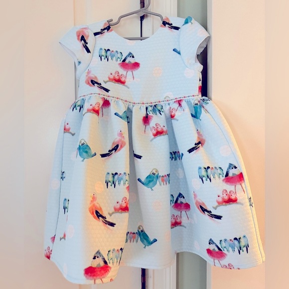 Pippa & Julie | Dresses | Adorable Pippa And Julie Bird Print Baby ...
